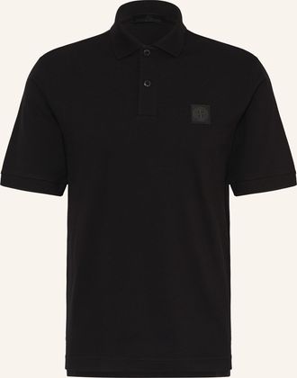 Stone Island Piqu&eacute;-Poloshirt Ghost schwarz
