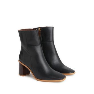 Alohas Bottines &agrave; talons en cuir