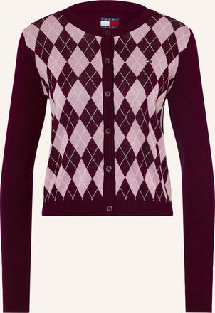 Tommy Jeans Strickjacke rot