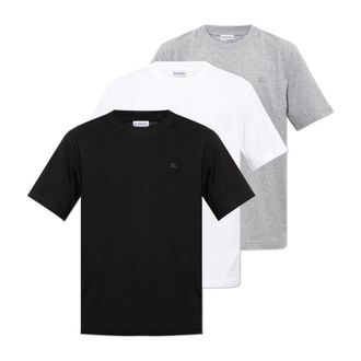 Burberry Dreierpack Baumwoll-T-Shirt - - Tops - Herren - Mehrfarbig - M