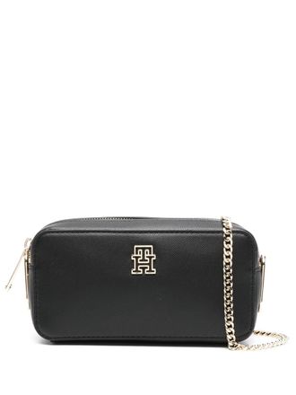 Tommy Hilfiger sac &agrave; bandouli&egrave;re Timeless &agrave; plaque logo - Noir