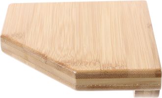 BESPORTBLE LAPYAPPE Wandmontiertes Eckregal aus Bambus Schwebendes Dreieckiges Wandregal ohne Bohren Langlebiges Verschlei&szlig;festes Aufbewahrungsregal f&uuml;r Wohnzimm