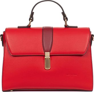 Pellet Damen Solange Tasche, Rot/Karminrot