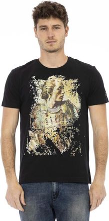 Trussardi Casual Rundhals Kurzarm T-Shirt - - Tops - Herren - Schwarzk - 2XL
