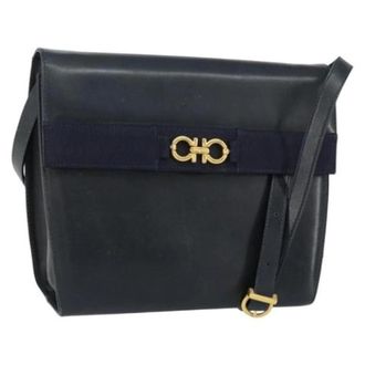 Ferragamo Pre-owned Gancini Schultertasche - - Pre-owned - Damen - Schwarzk - ONE SIZE