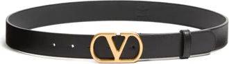 Valentino Garavani VLogo Signature G&uuml;rtel 30mm - Schwarz