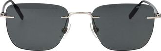 Montblanc Montblanc, Homme, Accessoires, Gris, Taille: 54 MM Mb0470S Lunettes de soleil