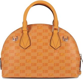 Moreau petit cabas Reina à motif géométrique - Orange
