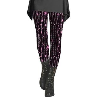 Generic Ensemble de pyjama de No&euml;l pour femme - Imprim&eacute; &agrave; paillettes - Tendance - D&eacute;contract&eacute; - Amincissant, Rose, XXL
