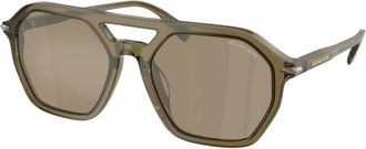 Michael Kors Homme, Accessoires, Vert, Taille: 57 MM Jackson Hole Aviator Lunettes de soleil