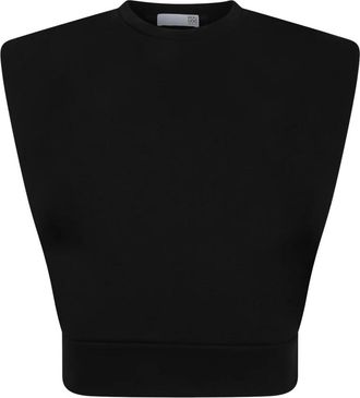 Douuod Femme, Tops, Noir, Taille: 38 FR Cotton Sleeveless SweaT-shirt