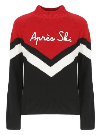 MC2 Saint Barth pull en maille intarsia - Noir