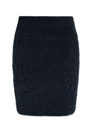 Mymo Strickrock Damen schwarz