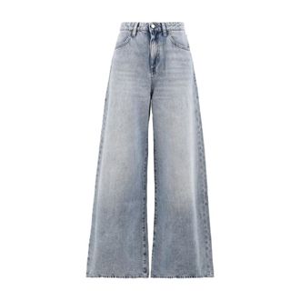 Icon Denim Los Angeles Kendall High-Waisted Wide-Leg Jeans - - Jeans - Damen - Blau - W27