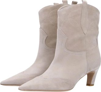 Thea Mika Stiefeletten - Cowboy Boots - Gr. 38 (EU) - in Beige - f&uuml;r Damen