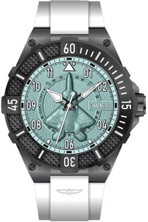 Invicta Aviator 50645 Herrenuhr - Quarzwerk - Edelstahl mit blauem Zifferblatt - 50 mm