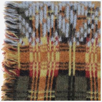 Dries Van Noten Alpaca and Wool Knit Scarf - Multicolor