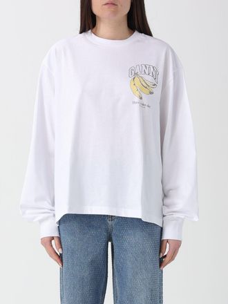Ganni T-Shirt GANNI Damen Farbe Wei&szlig;
