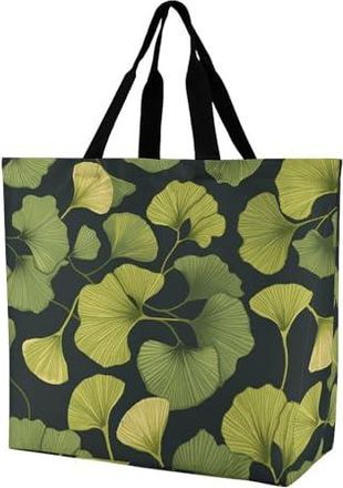 Generic Ginkgo Biloba Sac Cabas L&eacute;ger Sacs Grand Sac A Main Femmes Pour Universit&eacute; Travail Plage