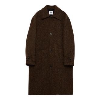 President's Garden Coat Donegal Wolle - - Coats - Herren - Braun - S