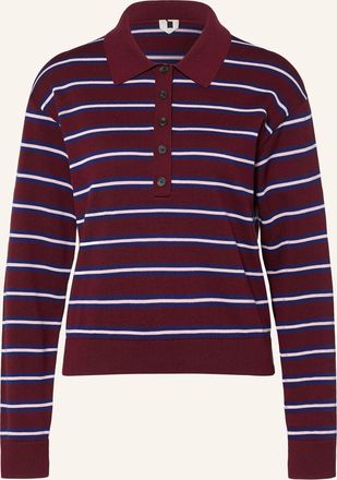 Arket Arket Strick-Poloshirt rot