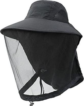 Generic Chapeau d&eacute;t&eacute; pour homme et femme - S&eacute;chage rapide - Pour la p&ecirc;che en plein air - Chapeau de plage - Tour de cou - Chapeau de p&ecirc;cheur respirant &agrave; s&eacute;cha