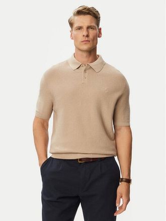 Beverly Hills Polo Club Poloshirt P-SS26M-M7280BEI Beige Regular Fit