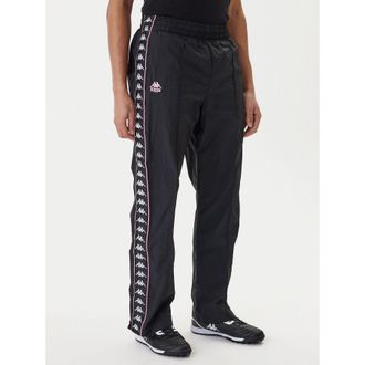 Kappa Jogginghose 361W7JW Schwarz Comfort Fit