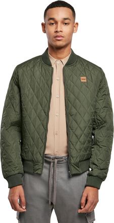 Urban Classics Herren Diamond Quilt Jacket Olive, 4XL