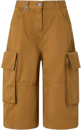 Pinko Pinko, Femme, Shorts, Brun, Taille: 38 FR Albareto Bermuda