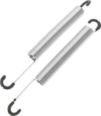 Angoily 2 St&uuml;ck Zugfedern f&uuml;r Relaxsessel Sitzmechanismus - 18cm Stahl M&ouml;belfedern Ersatzteil f&uuml;r Sofa Schaukelstuhl und Gartenliege Reparaturset mit Federzan
