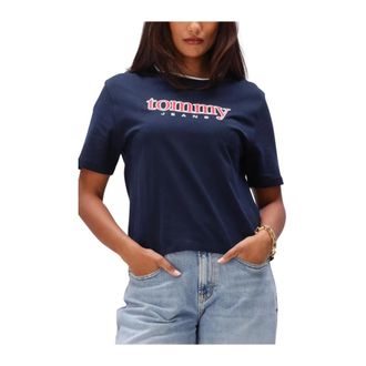 Tommy Jeans Damen, Oberteile, Blau, MGr&ouml;&szlig;e