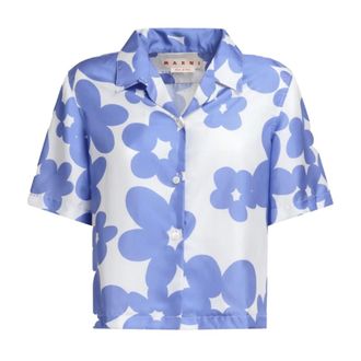 Marni Damen, Blusen & Hemden, Blau, XSGröße