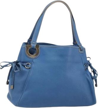 Ferragamo Sac cabas Pre-owned - Femme - Pre-owned - Bleu - Taille: ONE Size