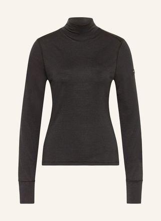 super.natural Longsleeve Tundra 175 Turtleneck Mit Merinowolle schwarz
