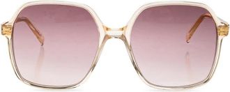 Valentino Garavani Oversized Geometrische Sonnenbrille - - Accessories - unisex - Rosa - 56 MM