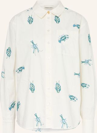 Fabienne Chapot Hemdbluse Alex Mit Stickereien weiss