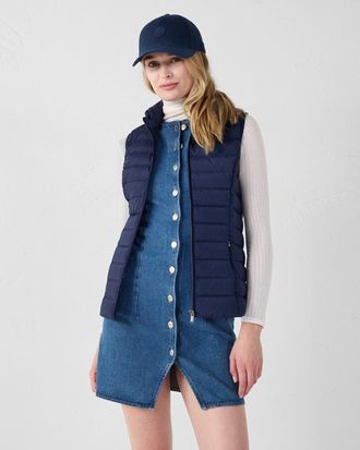 Jott Doudoune sans manches stretch Marine Grenada - Taille XXL