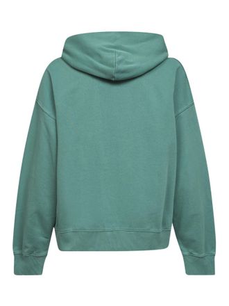 Carhartt Work in Progress Mens Hooded Sweat Jacket Lily Benton Green Cotton Sweatshirts Sweater