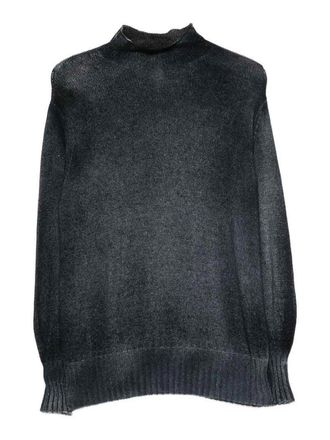 Avant Toi Pull Col Rond - Bleu Fonc&eacute;