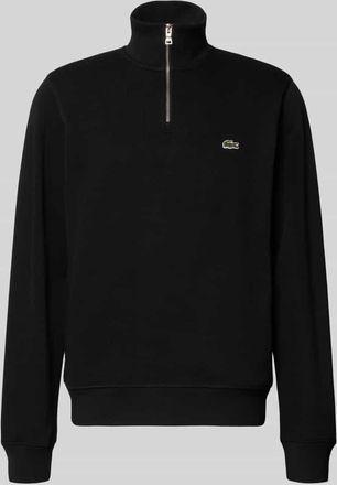 Lacoste Regular Fit Troyer aus reiner Baumwolle