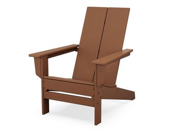 POLYWOOD Moderner Adirondack-Stuhl aus Teakholz