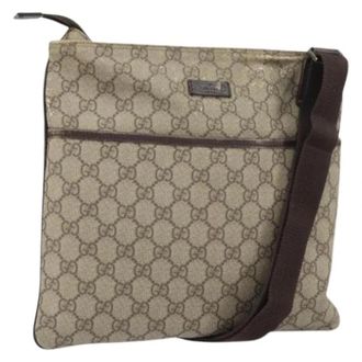 Gucci Pre-owned Canvas Umh&auml;ngetasche - - Pre-owned - Damen - Beige - ONE SIZE