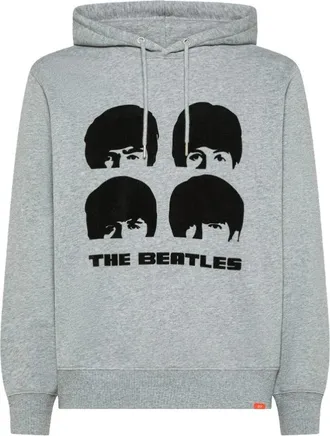 Sun 68 Homme, Sweatshirts et sweats &agrave; capuche, Gris, Taille: L The Beatles Sweat &agrave; capuche