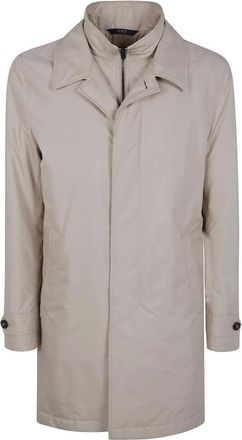 Fay Homme, Manteaux, Beige, Taille: XL Long Trench Coat