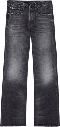 R13 Femme, Jeans, Noir, Taille: W29 Joan Cropped Flare Jean