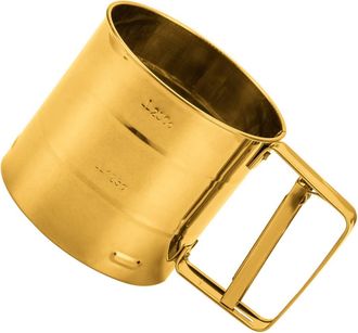 Amosfun Mehlsieb Aus Edelstahl Zuckersieb in Tassengestalt Fein Verarbeitet Und Verschlei&szlig;fest F&uuml;r Mehl Puderzucker Backpulver Und Andere Pulverf&ouml;rmige Zutate