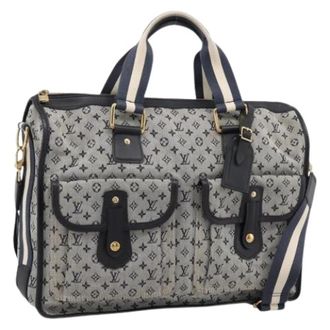 Louis Vuitton Pre-owned Monogram Mini Canvas Handtasche - - Pre-owned - Damen - Blau - ONE SIZE