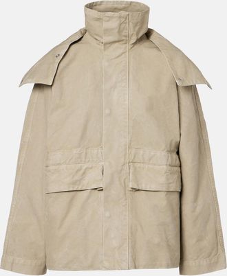 Victoria Beckham Veste &agrave; capuche en coton