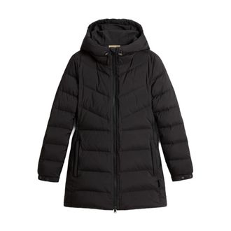 Woolrich Woolrich Coats Black - - Jackets - Damen - Schwarzk - XL